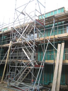 How Is Scaffolding Attached to a Building?